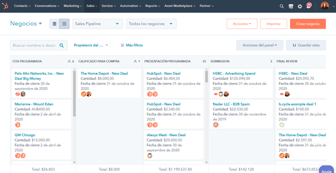 Los mejores 6 CRM para empresas | HubSpot Los mejores 6 CRM para empresas | HubSpot